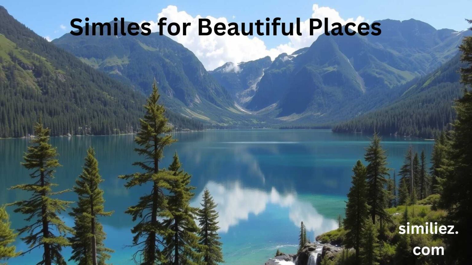 25+ Similes for Beautiful Places