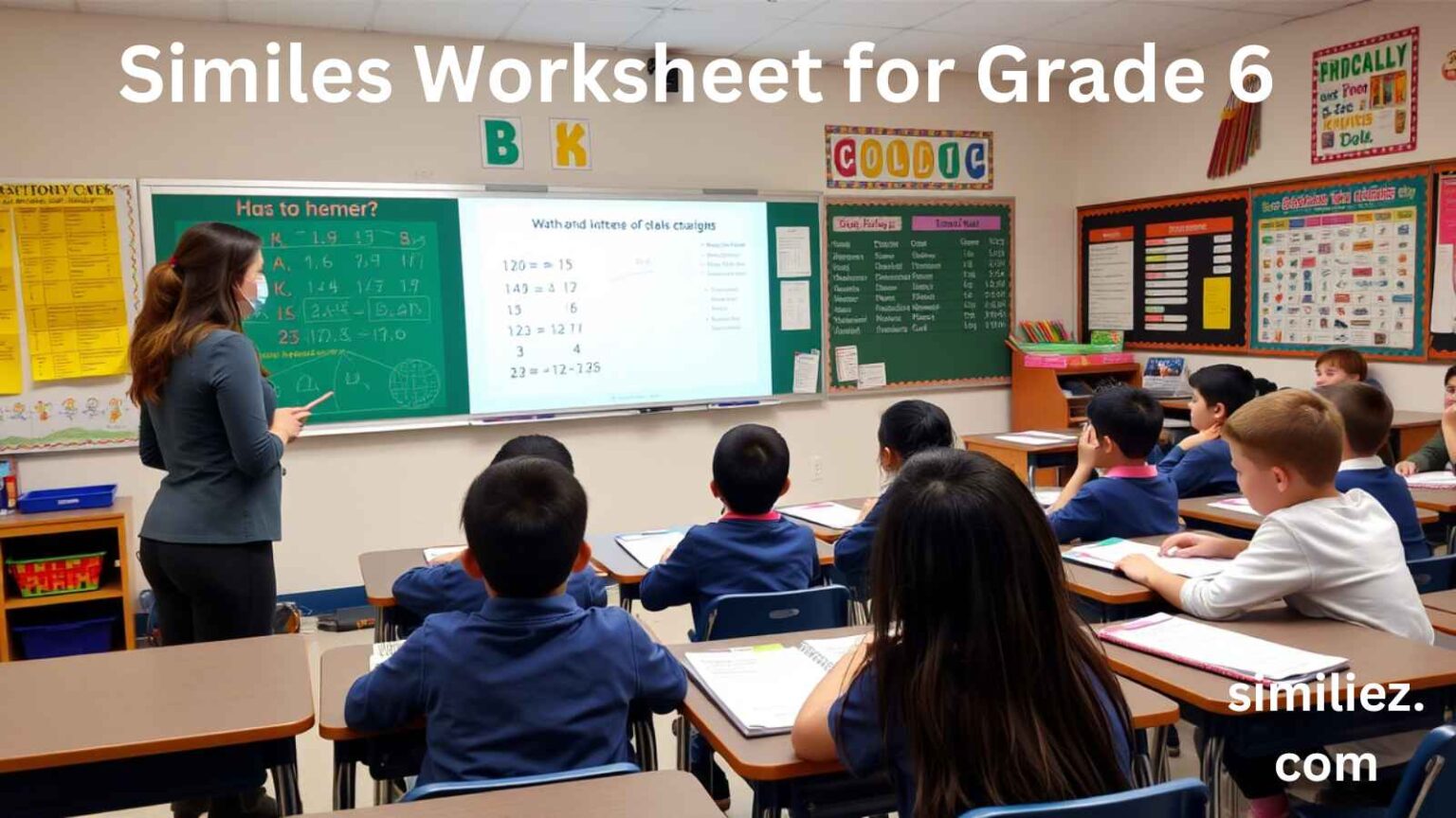 20+ Similes Worksheet for Grade 6